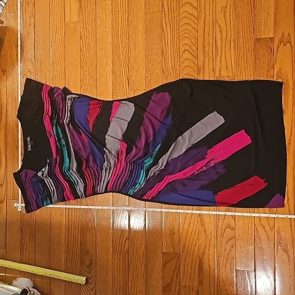 Rampage | Dresses | Artsy Brush Stroke Abstract Print Dress | Poshmark